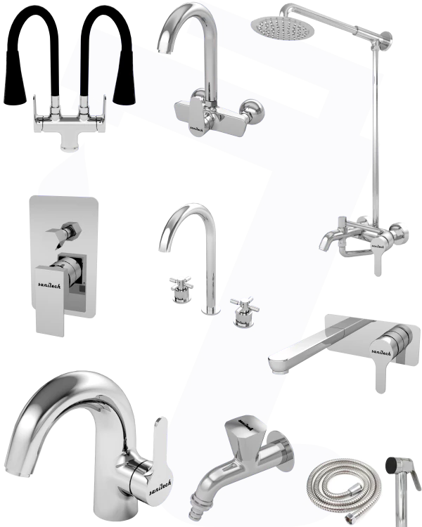 Products for Bathrooms & Kitchens | SaniTecH Sanitary Fittings